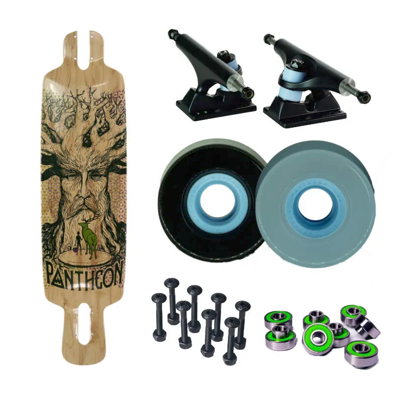 Pantheon Ember Urban Longboard Complete - Sliders Setup | Wake2o