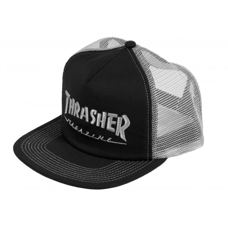 Thrasher Mag Logo Trucker Cap | Iconic Skateboarding Culture & Gear | Wake2o